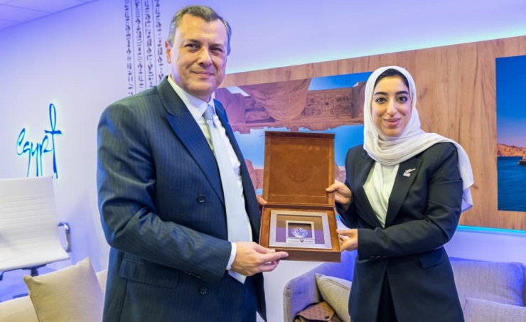 وزيرة السياحة تجتمع مع وزير السياحة والآثار المصري